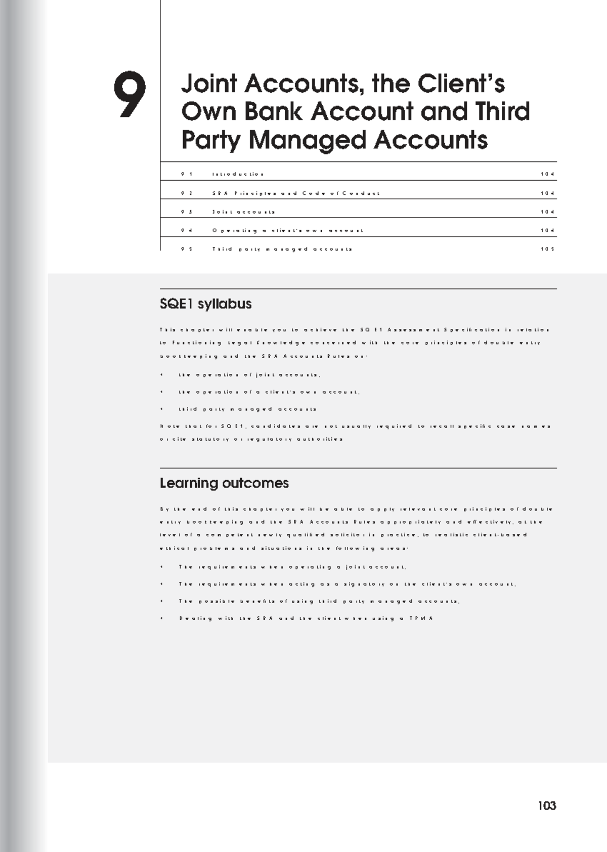 Joint Accounts and Client Bank Account Management - SQE1 Overview - Studocu
