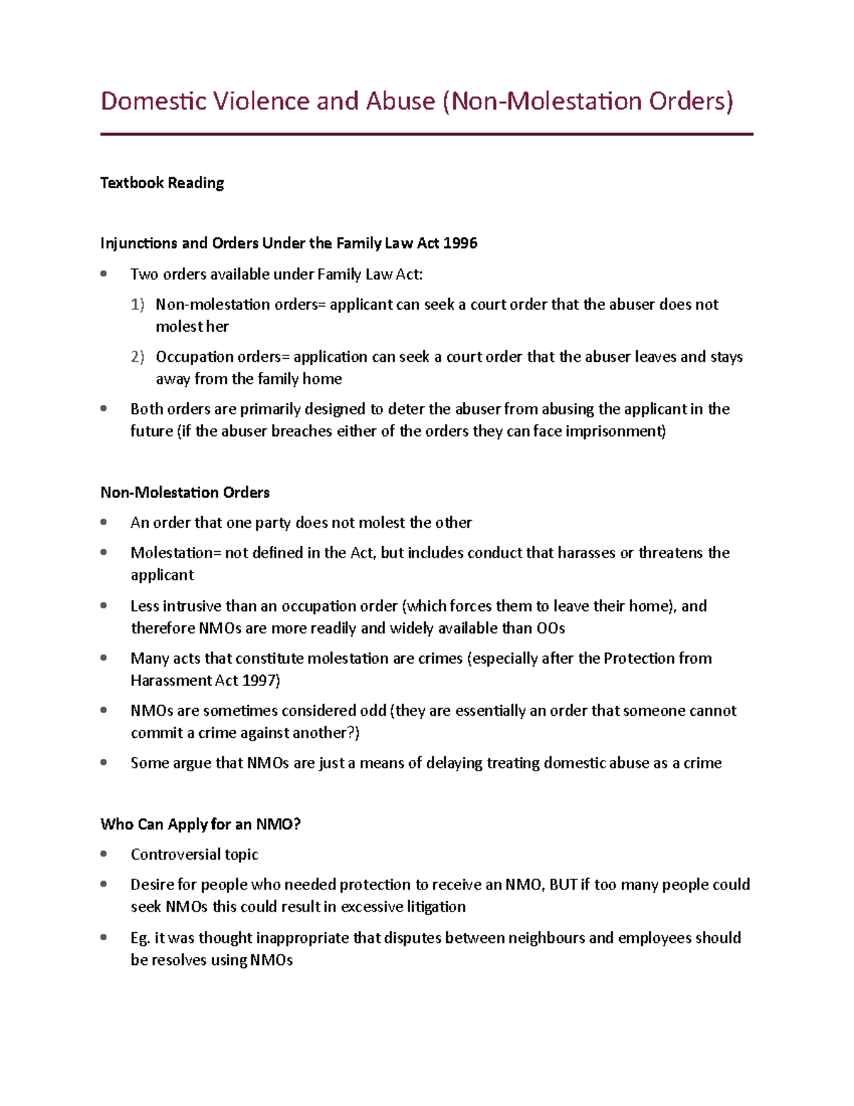 Domestic Violence and Abuse NMOs (11) - Domestic Violence and Abuse ...