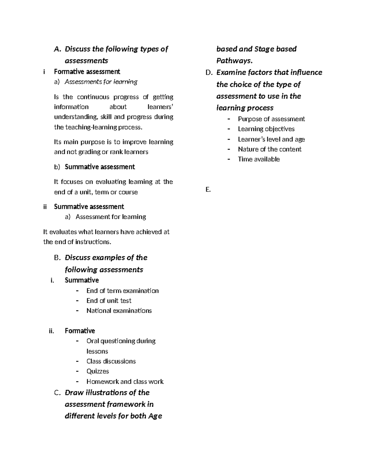 Foundations of Educational Assessment: Types & Influencing Factors ...
