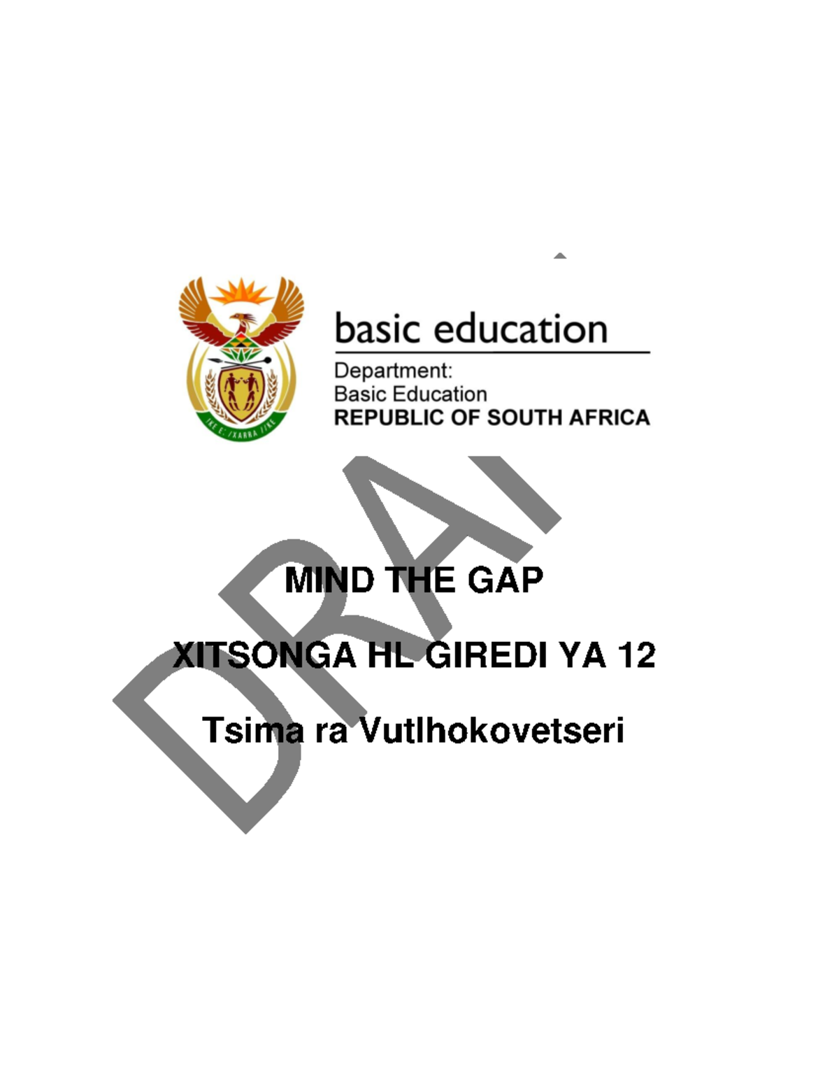 Study Guide: Xitsonga HL Grade 12 Poetry Insights (XITHL) - Studocu