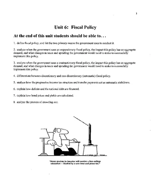 Unit 6 Review Outline - Test preparation materials - AP Macro Review ...
