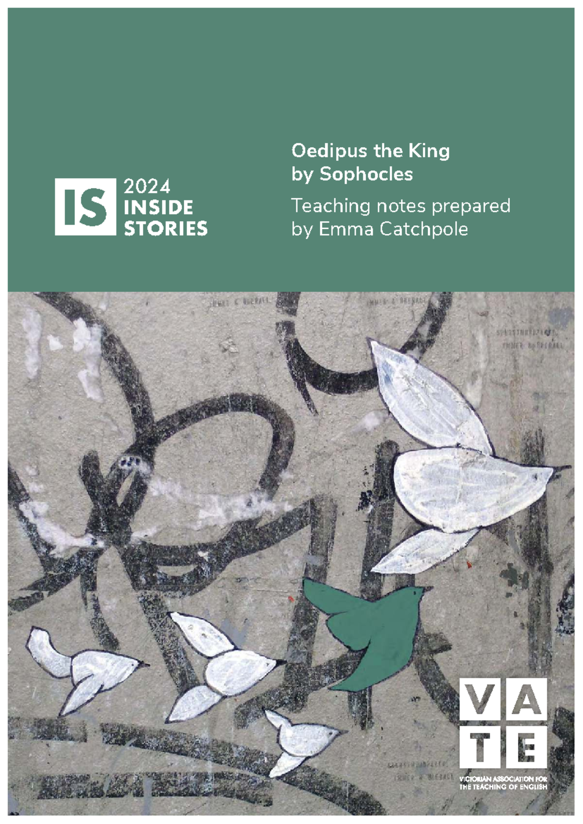 2024 INSIDE STORIES: Teaching Notes on Oedipus the King (VATE) - Studocu