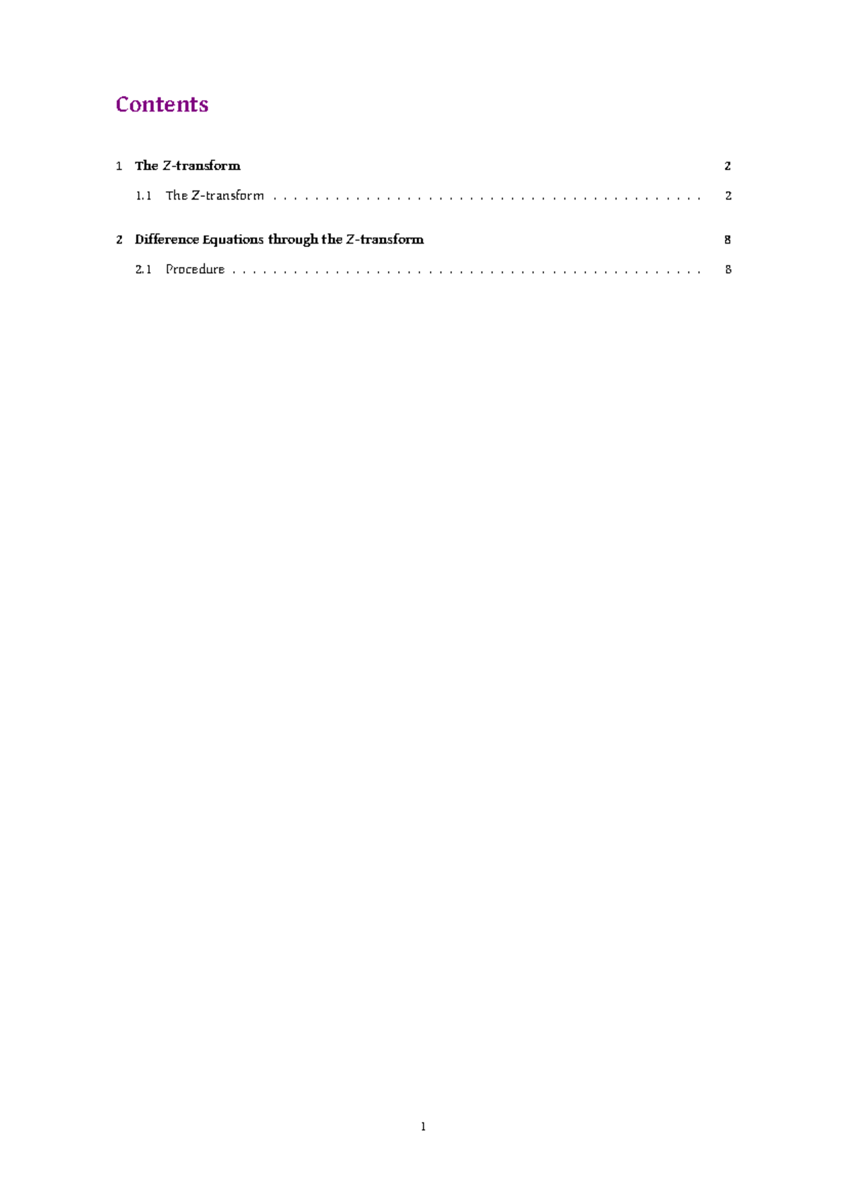 Module-7 Z-Transform: Understanding Difference Equations and Signals ...