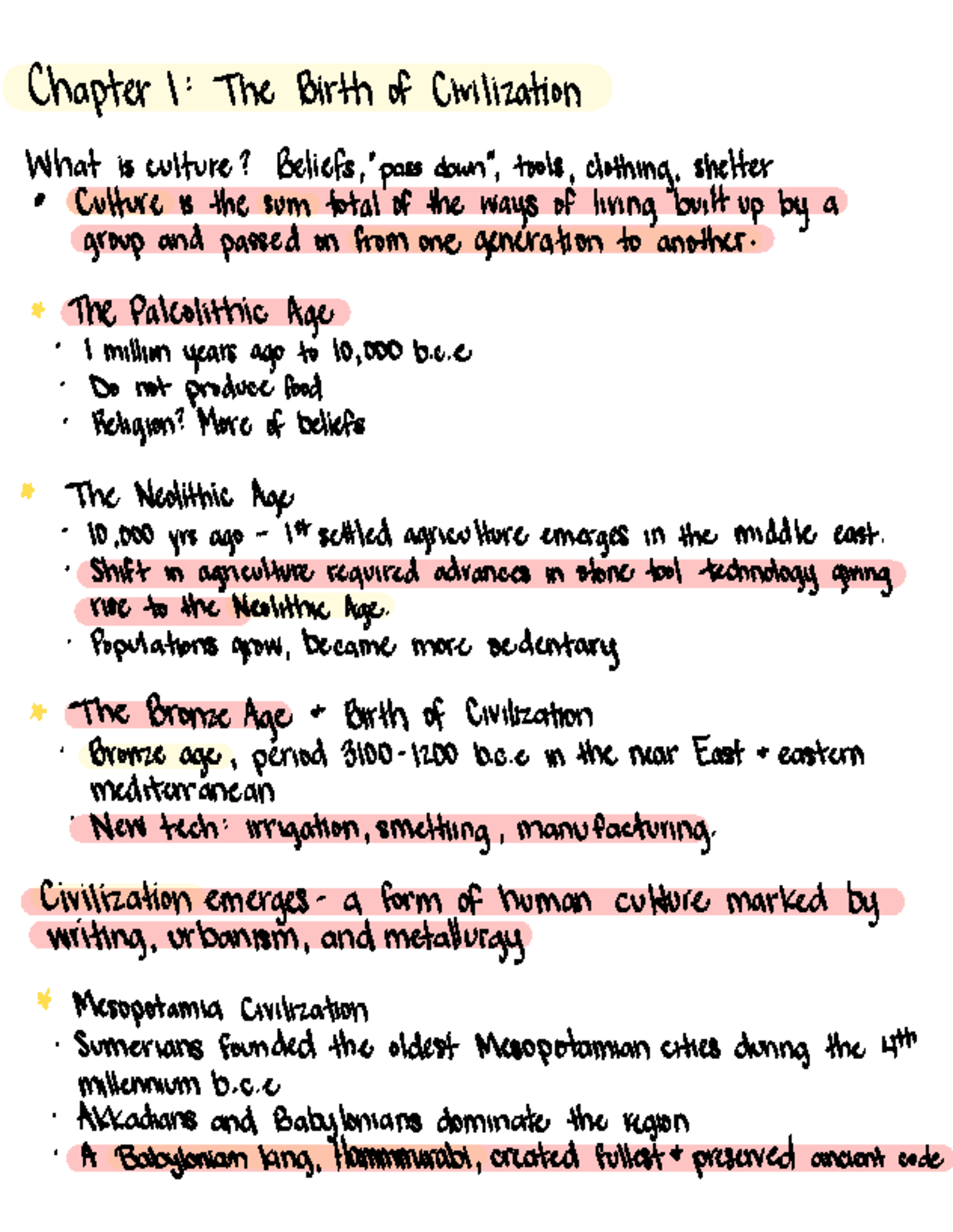 Civilizations of the Ancient World: A Comprehensive Overview (HIST 101 ...