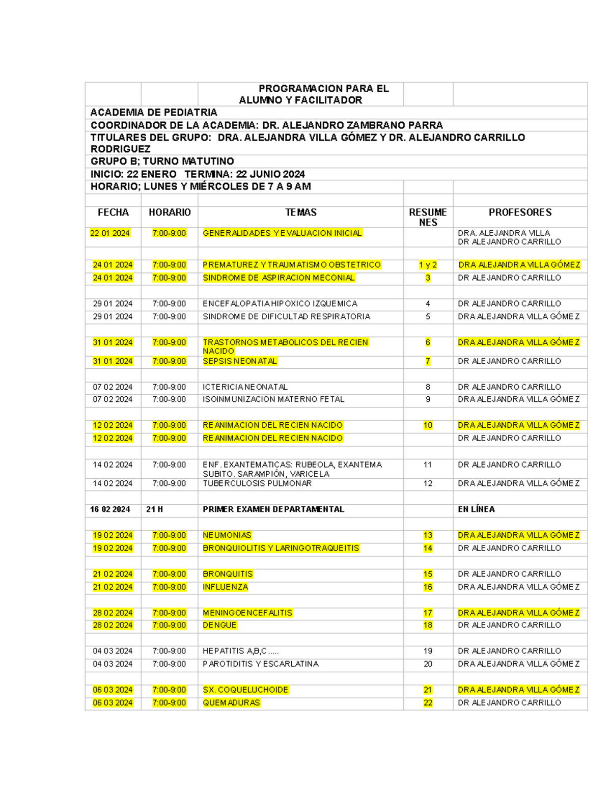 2024 Programación calendario para el alumno y facilitador grupo B ...