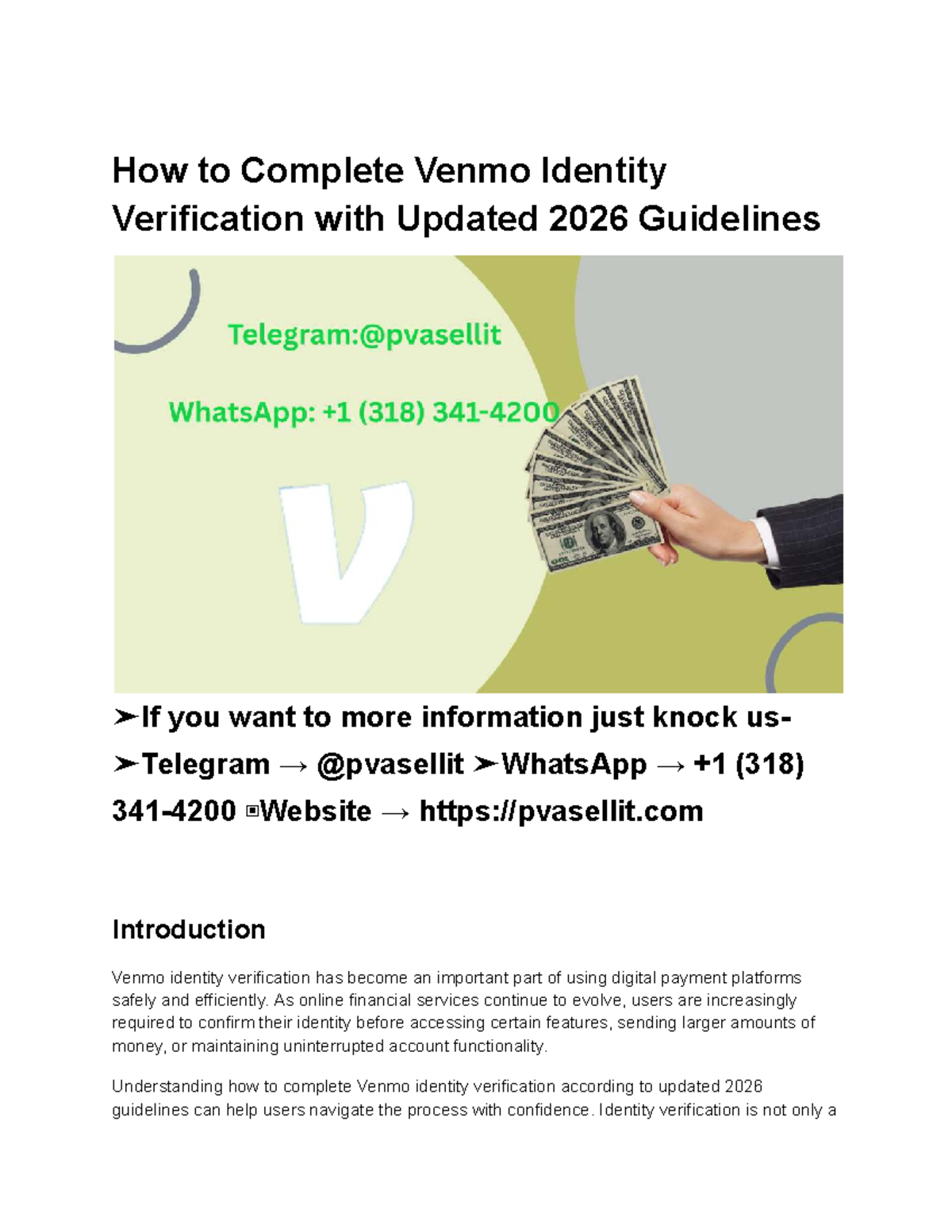 Venmo Identity Verification Guide: Updated 2026 Procedures Explained ...