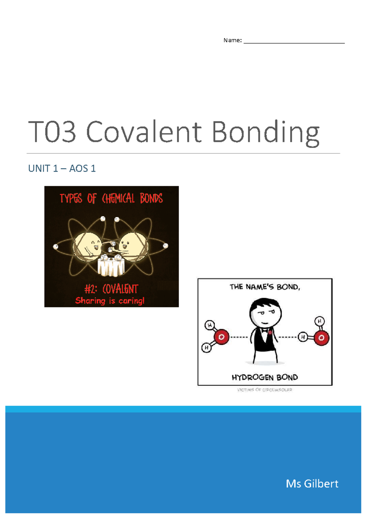 U12c T03 Covalent Bonding Notes: Key Concepts and Structures - Studocu
