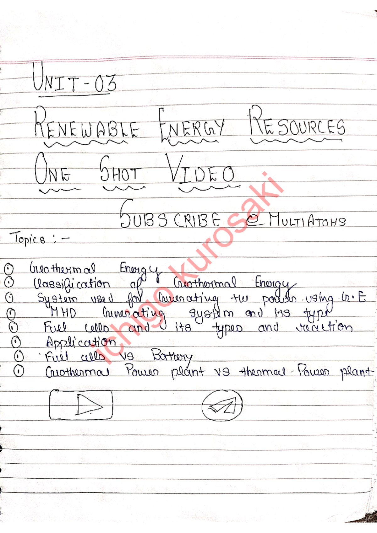 Renewable Energy Resources: Geothermal & MHD Systems - UNIT 3 - Studocu