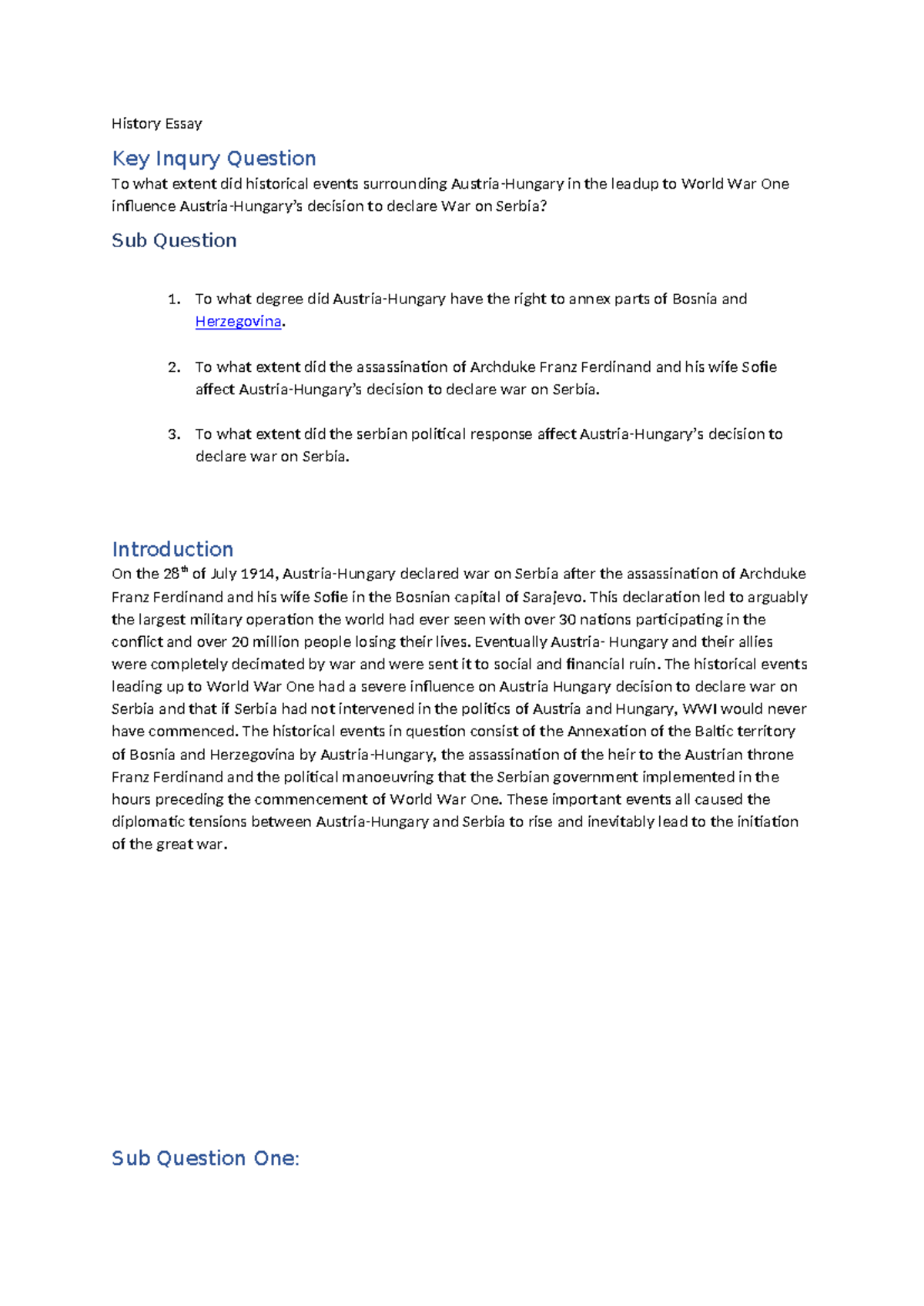 History essay 2022 - Its an example Assighnment - History Essay Key ...