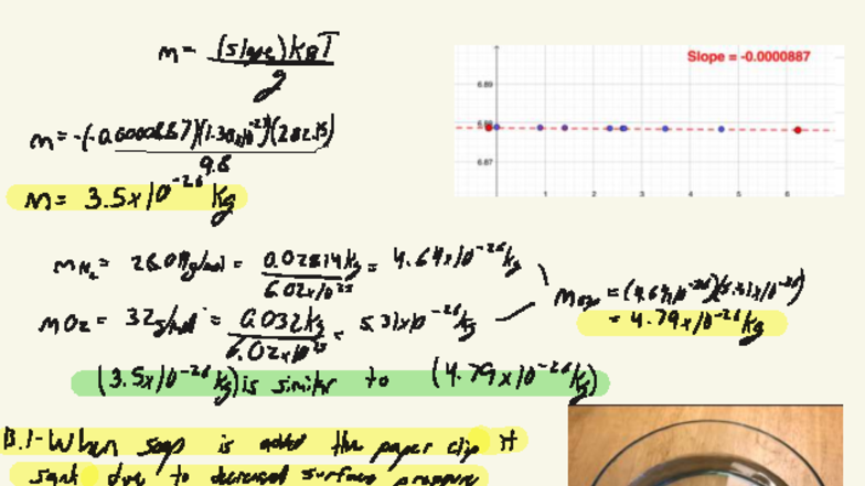 Lab 3 - Surface Tension Experiments for 1080 - Studocu