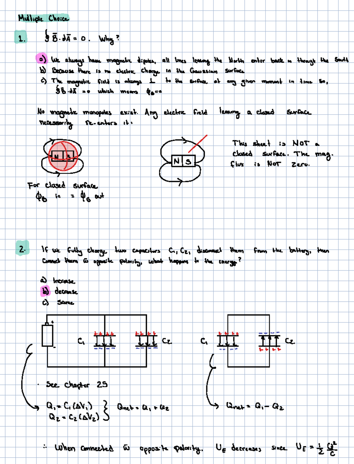 Practice Exam 2020 - Physics MCQs and Concepts Review - Studocu