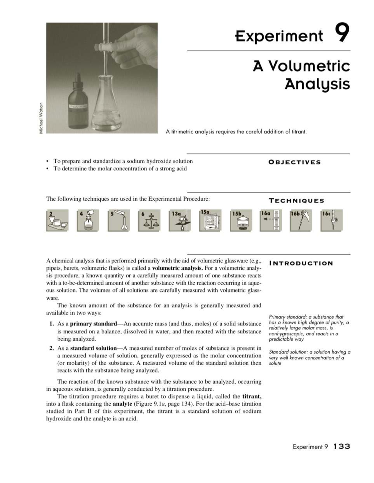 Experiment 9: A Volumetric Analysis of Sodium Hydroxide Solution - Studocu