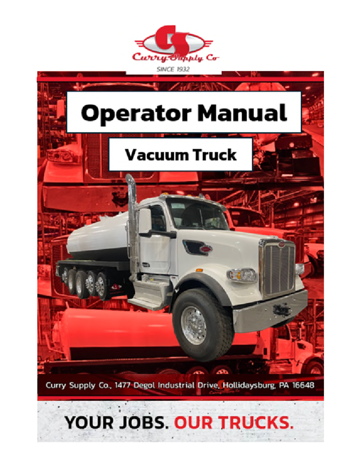 Vacuum Truck Operator Manual (Course Code: 12 24 24) - Studocu