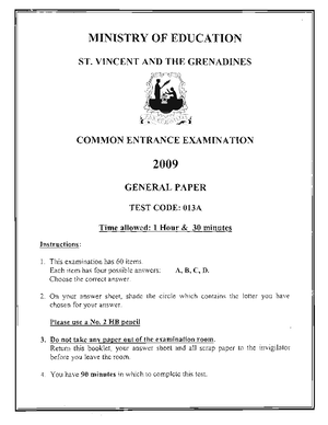 CSEC English A P01 January 2024 - english A - Studocu