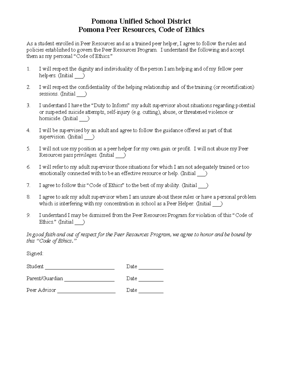 Kami Export - Peer Counseling- Code of Ethics - Pomona Unified School ...