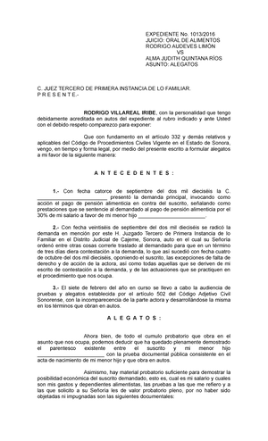 Actitudes DEL Demandado - 4. ACTITUDES DEL DEMANDADO 4 .1. Derecho de ...