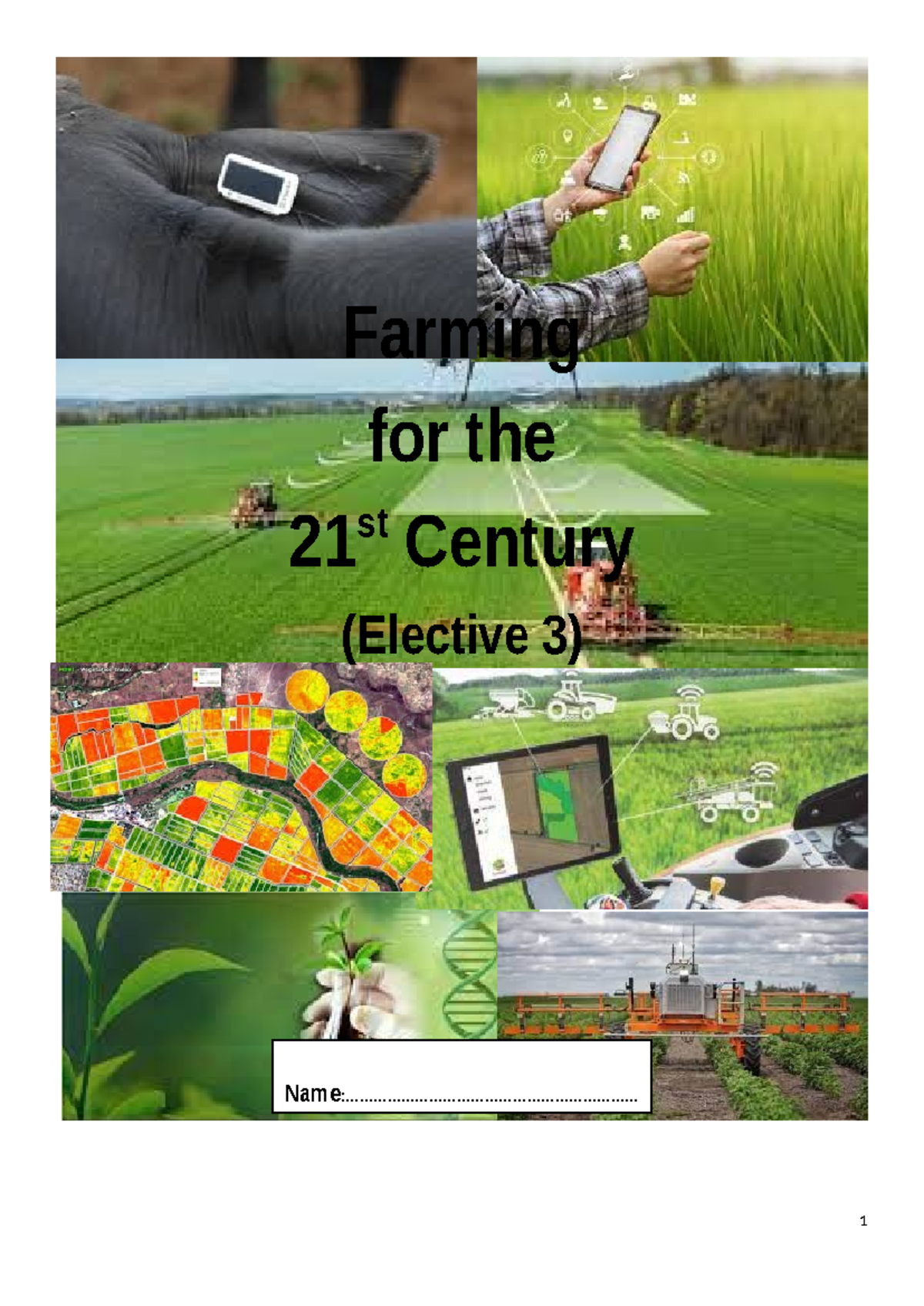 EL Farming for the 21st Century: Tech Innovations & Impacts - Studocu