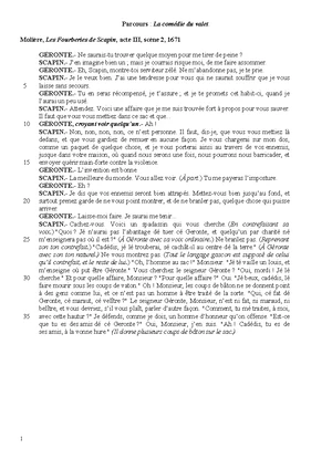 Analyse linéaire d'On ne badine pas avec, Acte I, Scène 2 - Studocu