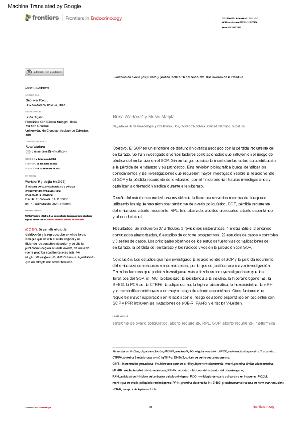 Fendo-14-1183060 - Artículo - ####### frontiersin Rosa Wartena* y Mushi ...