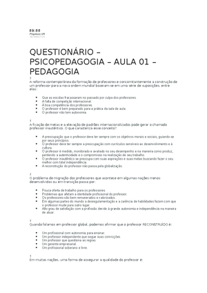 Questionári 1 - questionarios - QUESTIONÁRIO – ESTRUTURA E ...