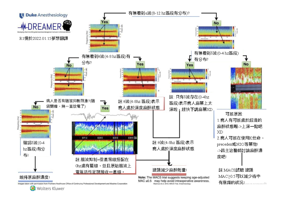 EEG DSA解析 - nil - anesthesia - 有無看到α波(8-12 hz區段有分布)? 有無看到θ波(4-8 hz區段)有 ...