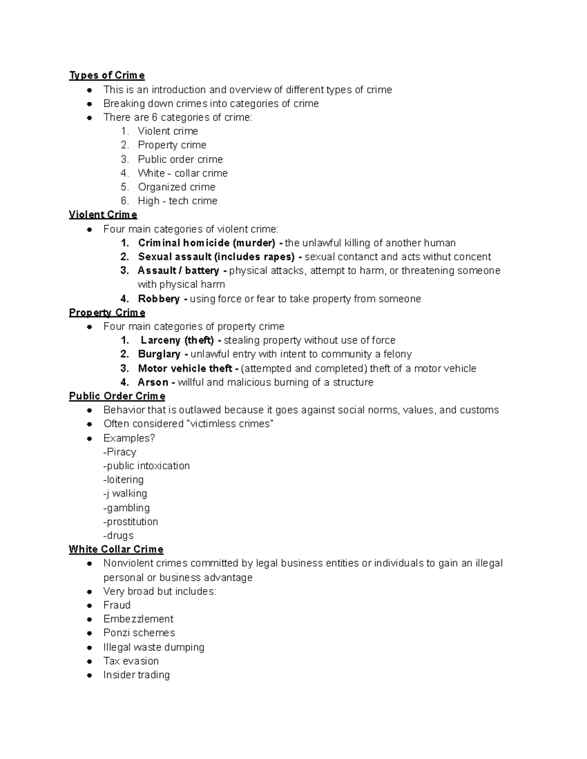 Chapter 2 - Overview of Crime Types and Measurement in C.J. Studies ...