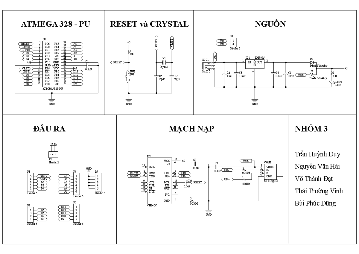 ATMEGA 328 - PU Circuit Design and Components Overview - Studocu