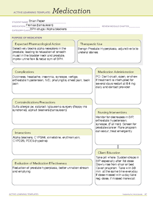 Medication Flashcards - Flashcards for Medications Furosemide (Lasix ...