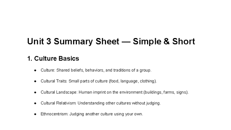 AP Human Geography Unit 3: Cultural Forces, Language, and Religion ...