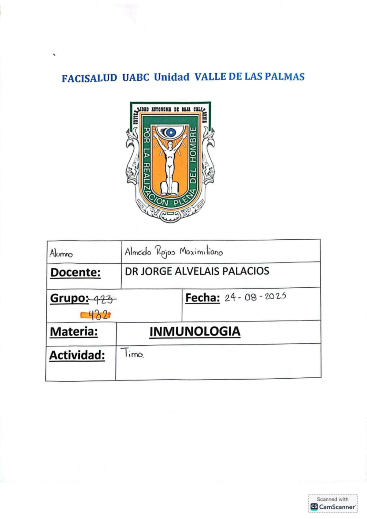 Trabajo 2 - Inmunología: El Timo y sus Funciones en el Sistema ...