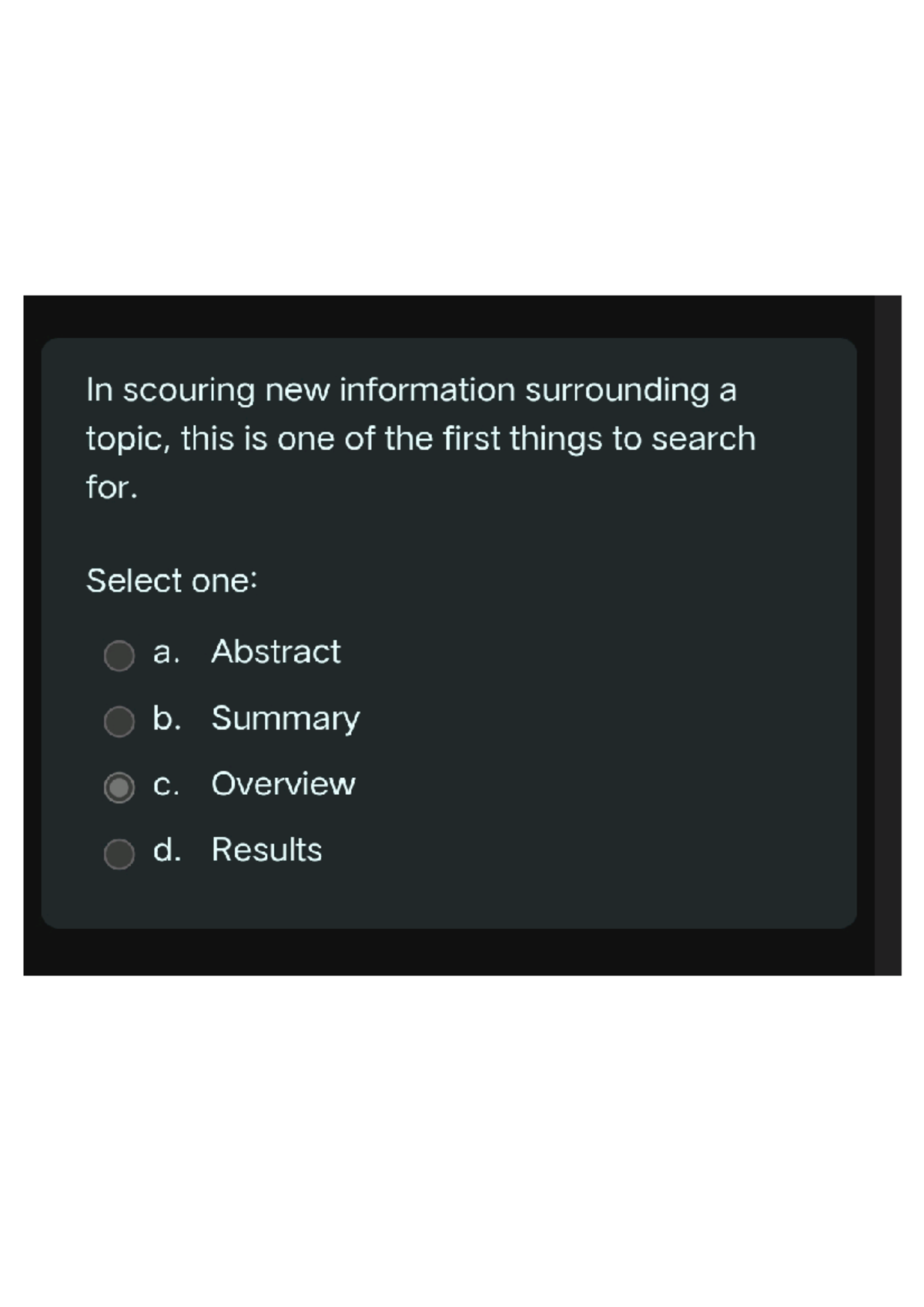 Media Literacy Quiz (Course Code: 2025) - Studocu