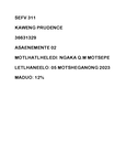 [Solved] 11 Terama ke eng 12 Neela obe o tlhalose di ponagalo dile ...