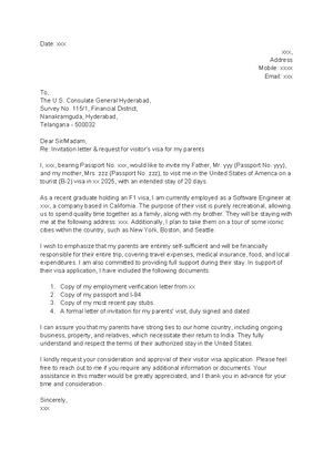 Letter of Support To Share - September 1st 2023 To The United States ...