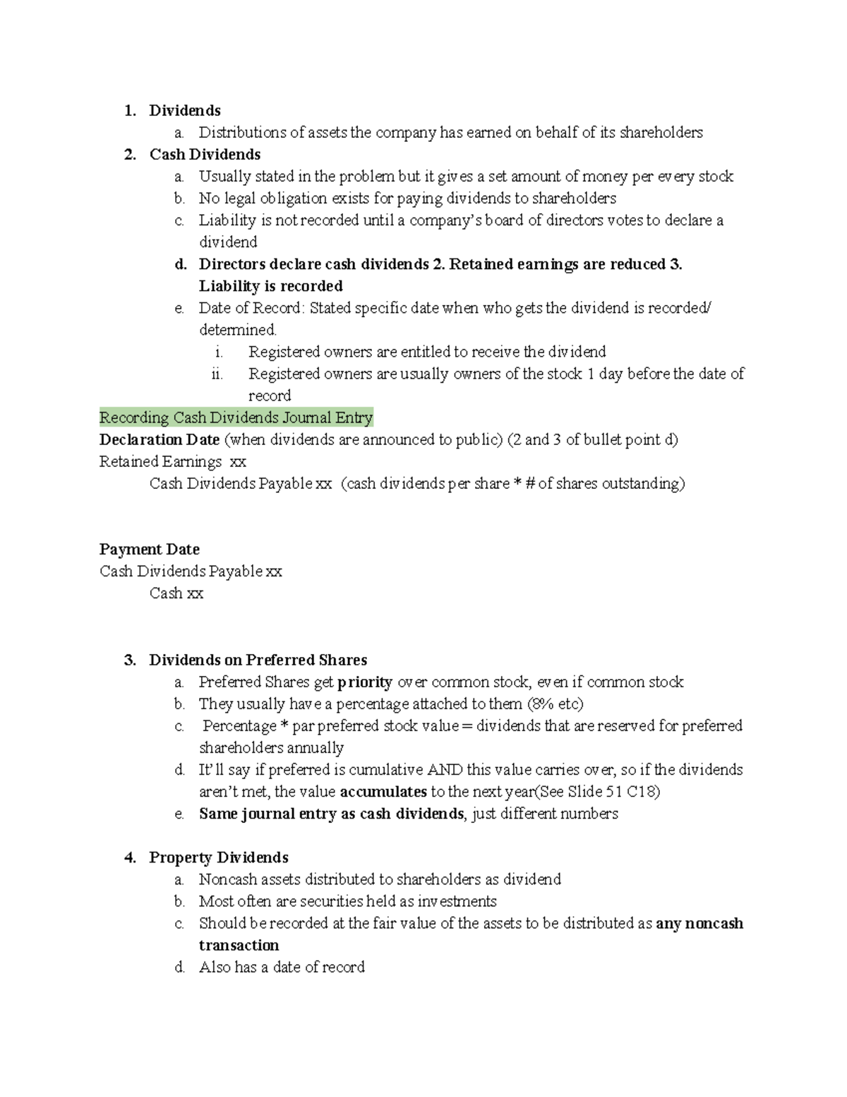 Accounting for Stock Transactions: Dividends, Splits, and ...