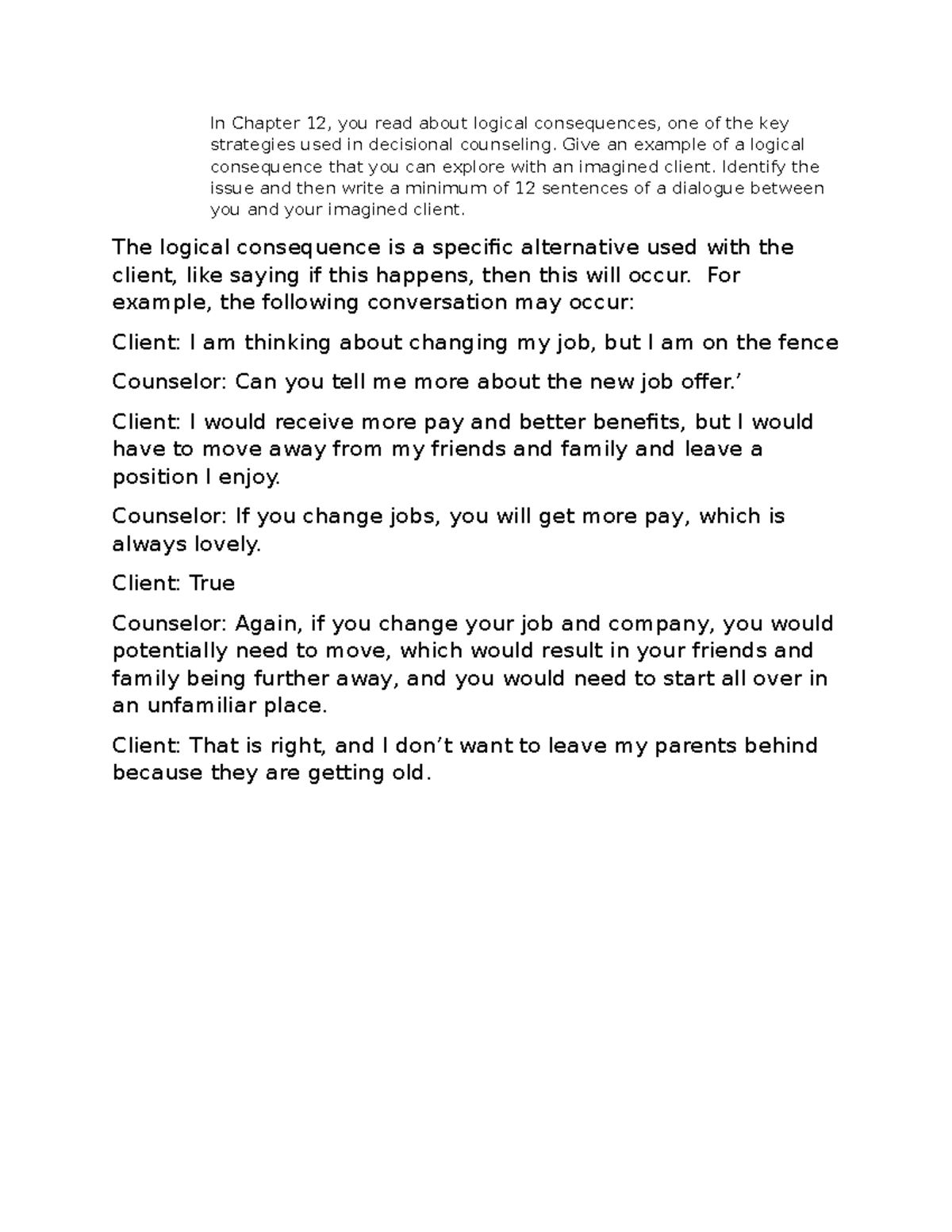 HSE 220 Module 7 Discussion: Exploring Logical Consequences in ...