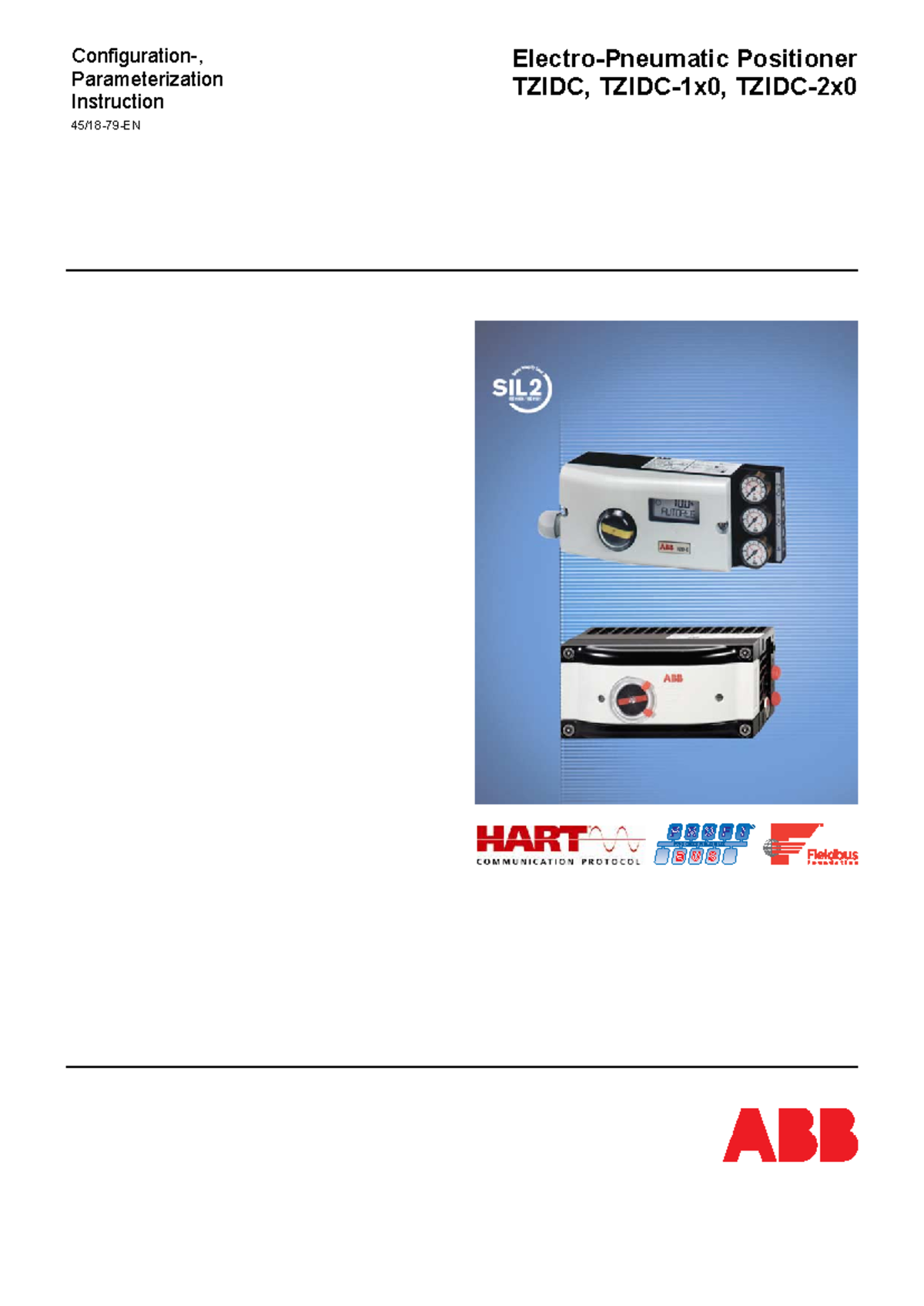 Parameterization Instructions for TZIDC Positioner - ABB 2009 - Studocu