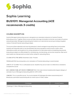 Final Mileston Managerial Accounting - 1 23 / 25 that's 92% RETAKE 23 questions were answered ...