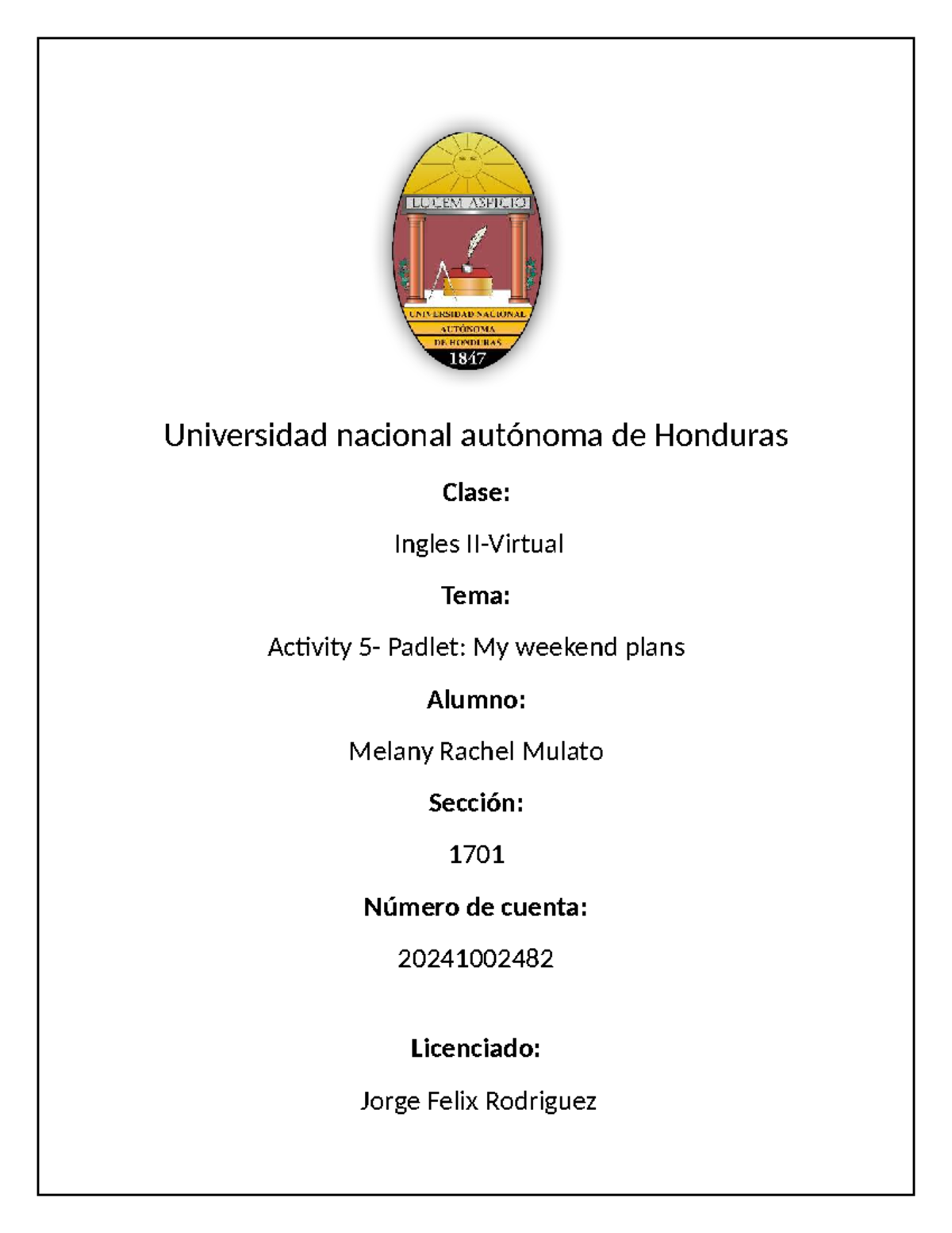 Mulato - szd - Urologia - Universidad nacional autónoma de Honduras ...