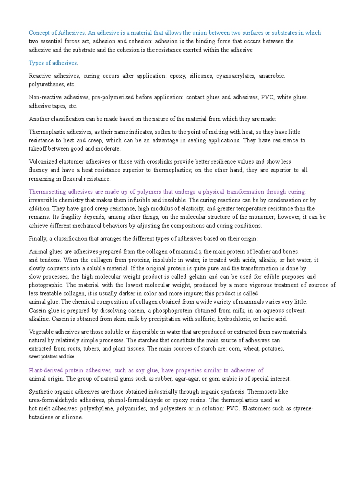 Adhesives: Types, Applications, and Properties in Quantum Field Theory ...