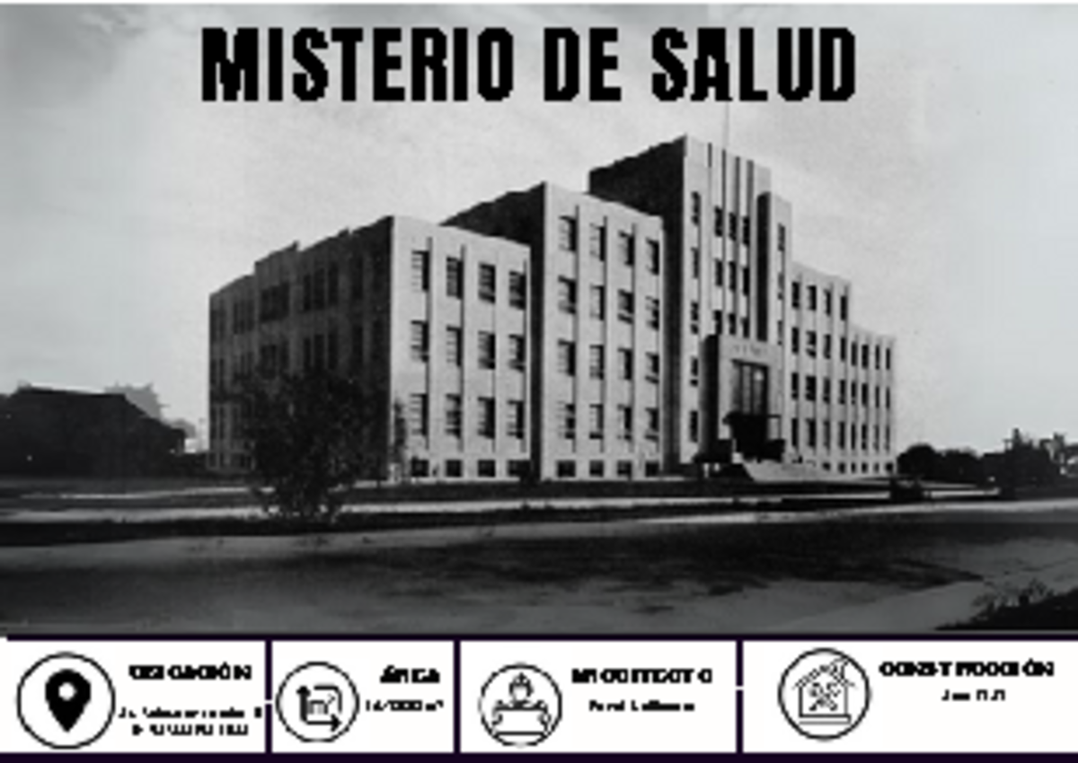 Análisis Arquitectónico del Ministerio de Salud - PERU (1939) - Studocu