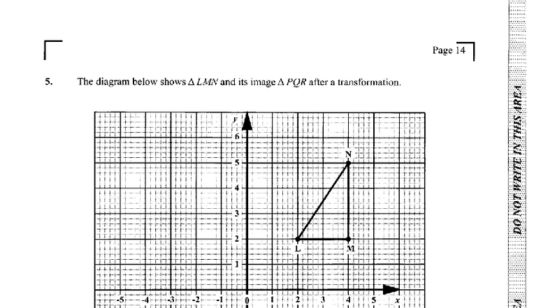 Transformation Past Papers: Geometry and Vectors Analysis - Studocu