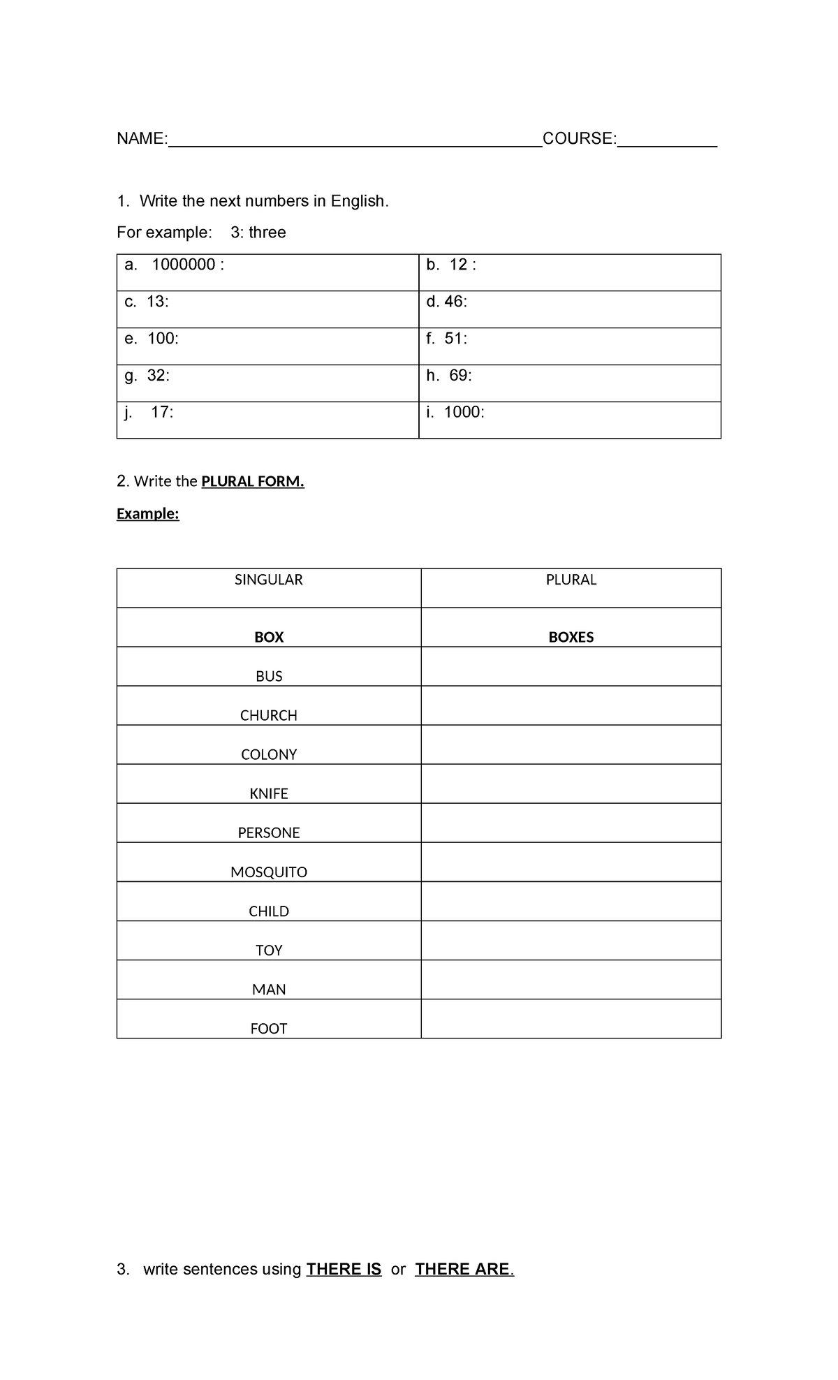 2017 6th & 7th English Exam: Writing Skills Practice - Studocu