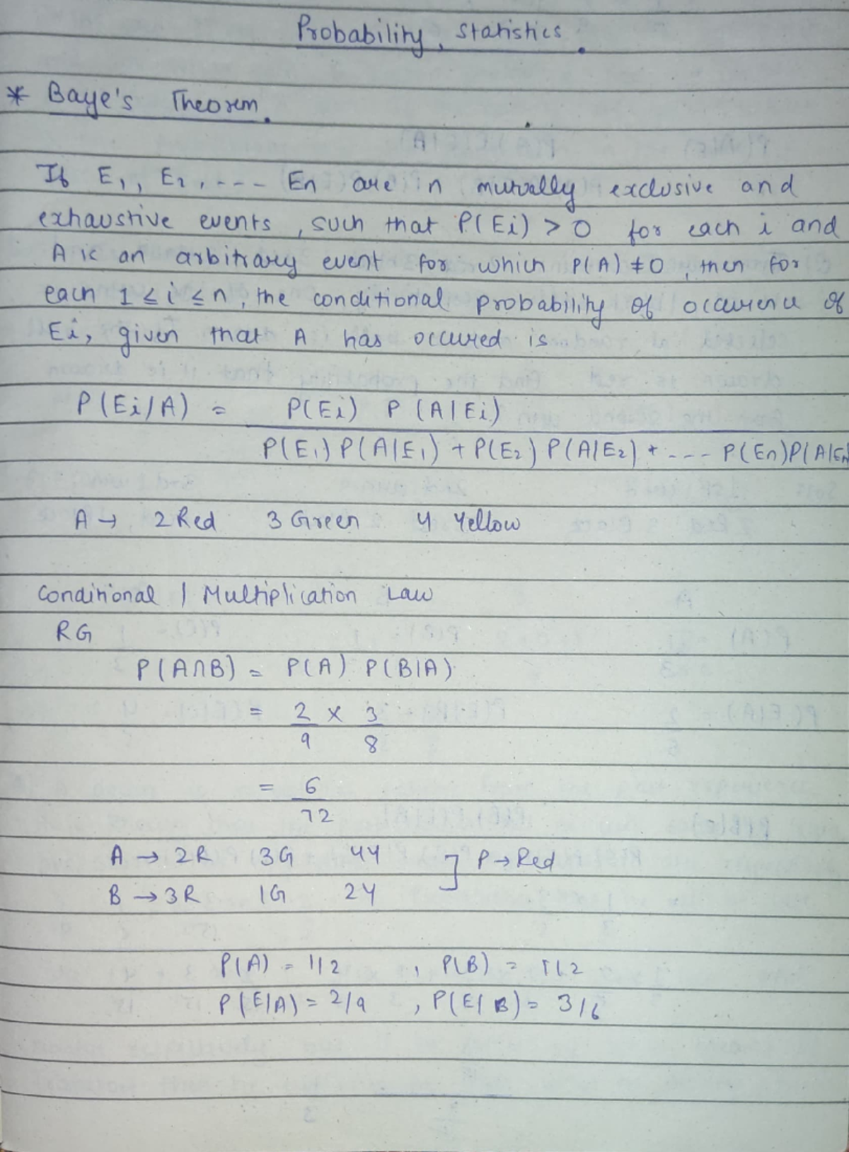 PSLP Unit 1 & 2: Conditional Probability and Distributions Concepts ...