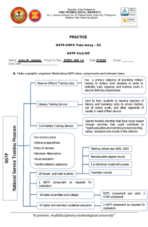 Understanding THE ROLE OF NSTP IN Community Development - UNDERSTANDING ...