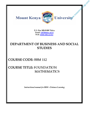 BIT 3206- ICT Project Management Notes - BIT 3206: ICT PROJECT ...