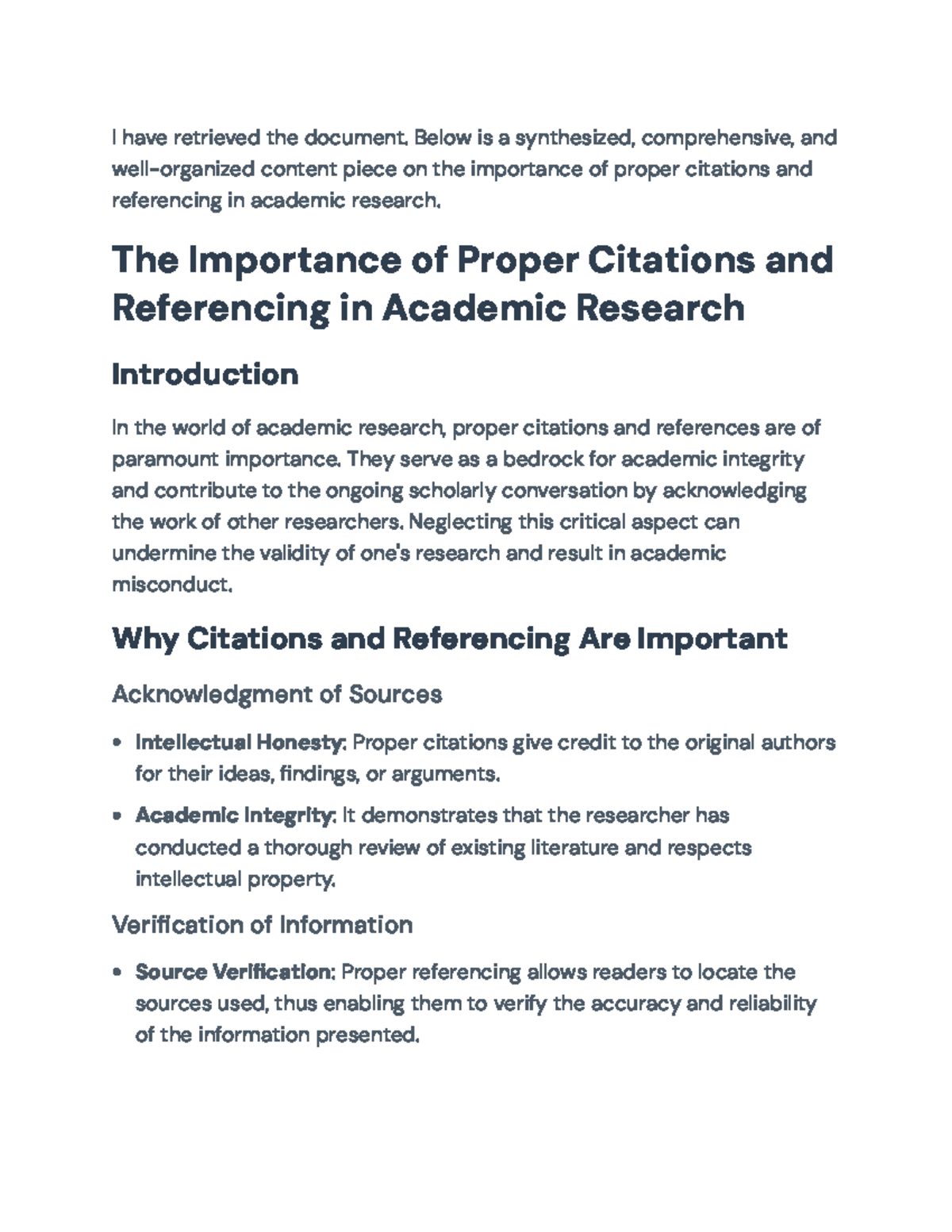 The Significance of Citations and Referencing in Academic Research ...