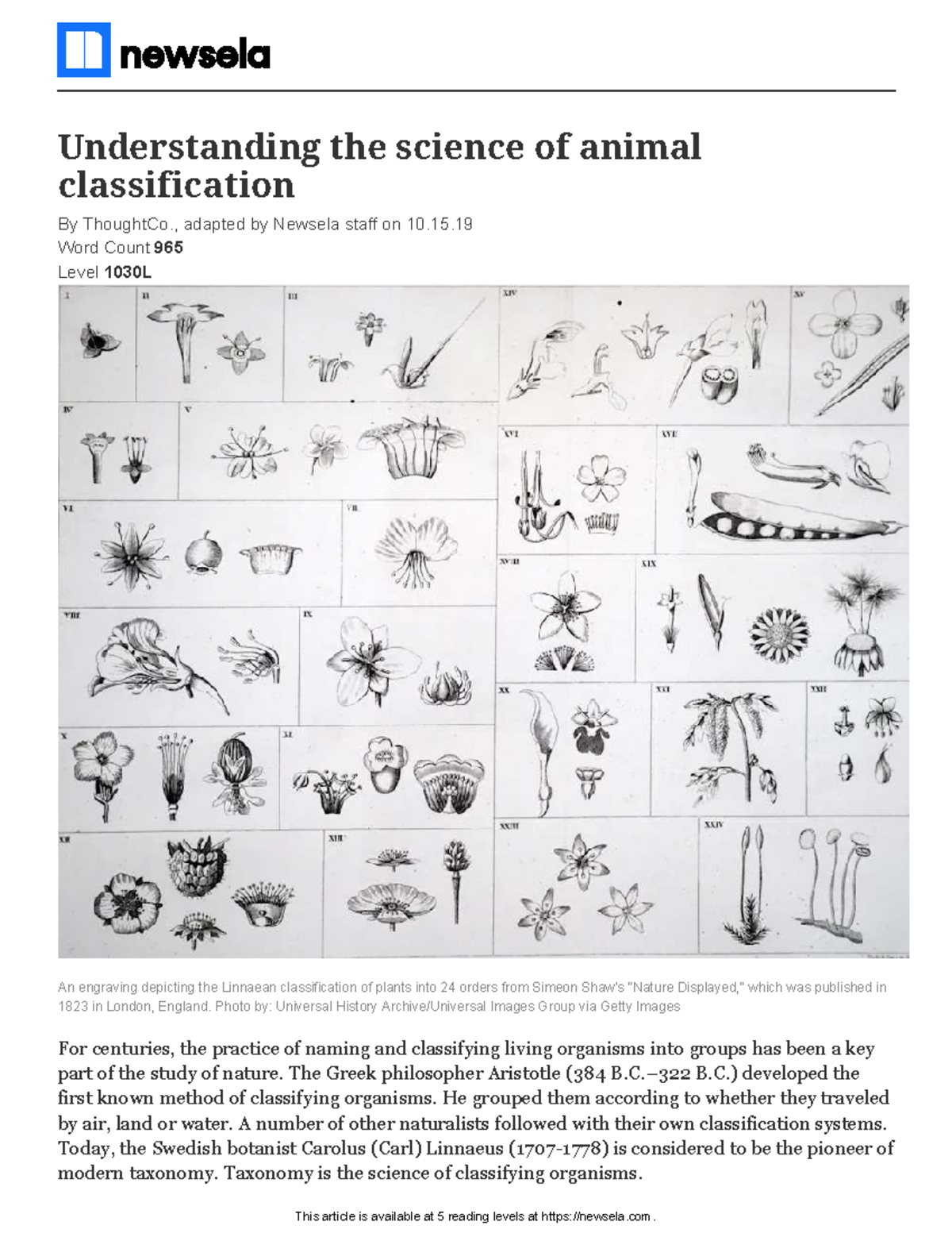 Understanding Animal Classification: A Study on Taxonomy and Systems - Studocu
