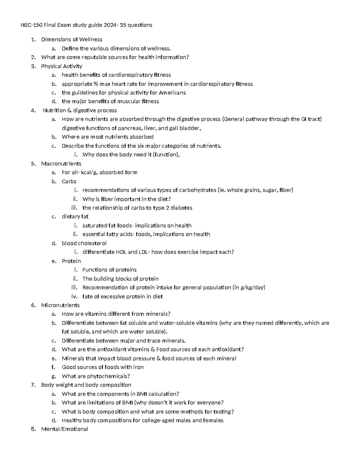 NSC-150 final exam Study Guide 2024 - NSC-150 Final Exam study guide ...