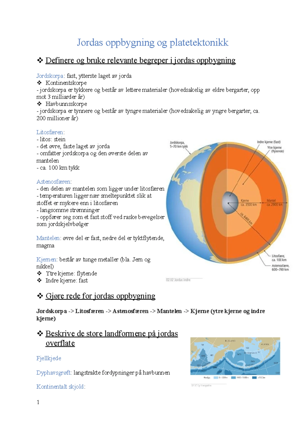 Geografi VG1 - Kapittel 3 - Ytre krefter og landformer - Geograi VG1 – Kapittel 3 - Ytre krefter ...