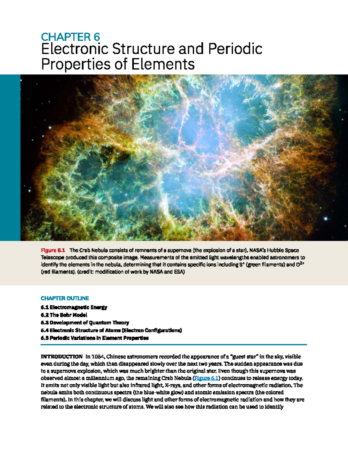 Chemistry 2e: Chapter 6 - Electronic Structure & Periodic Properties ...